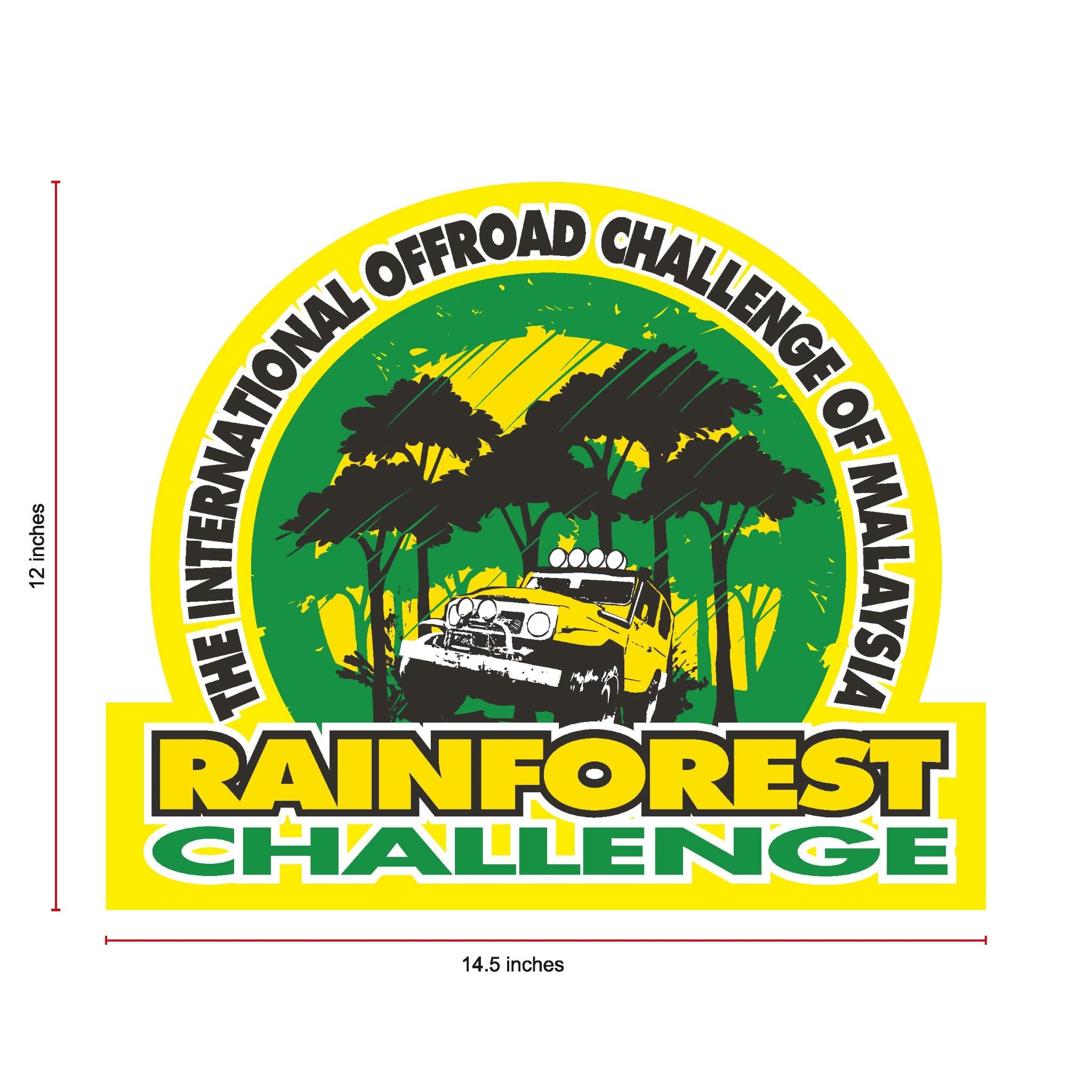 RFC Die-Cut Jumbo Sticker – Cougar Motorsport